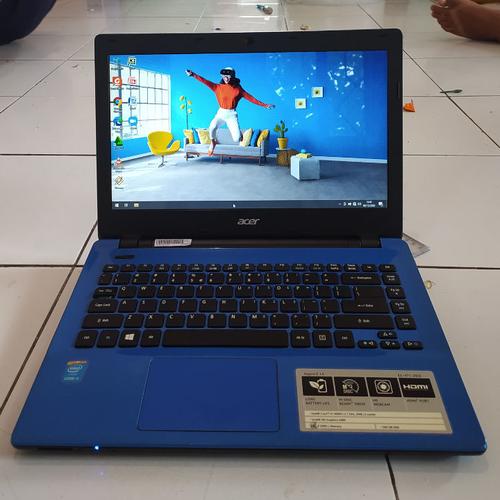 Jual Acer E5-471 Warna Biru Laptop second bekas murah RAM 4GB SSD 128GB ...