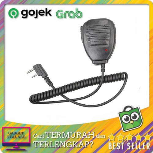 Jual Extra Mic PTT Microphone Baofeng Mikrofon Speaker Radio HT Warna ...