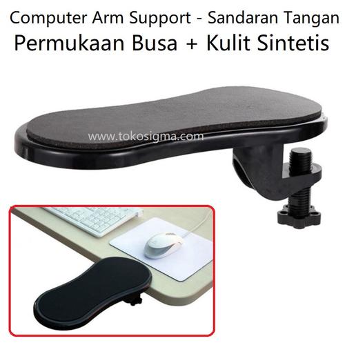 Jual Computer Arm Support Mouse Rest Pad Sandaran Tangan Jepit Meja ...