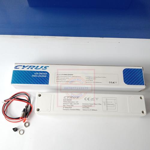 Jual BATTERY EMERGENCY LAMPU LED 20 WATT NICAD CYRUS - Jakarta Barat ...