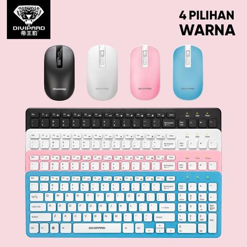 Jual keyboard mouse wireless divipard (wireless keyboard mouse ...