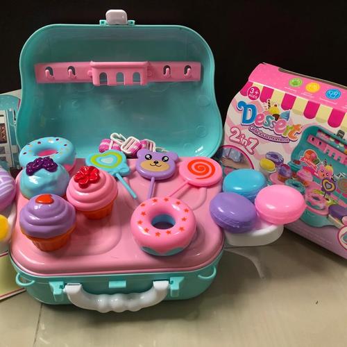 Jual Kado Mainan anak Perempuan Koper dessert / mainan Anak Koper ...