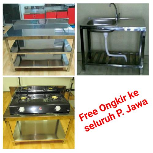 Jual Kitchen Set ( 1 meja kerja, 1 meja kompor, 1 sink plus kran ...