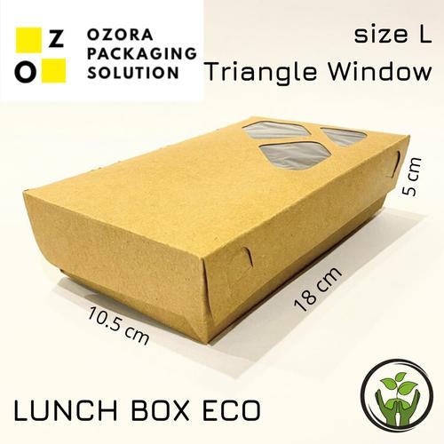 Jual PAPER LUNCH BOX SIZE L 1000 pcs khusus gojek dan grab instant ...