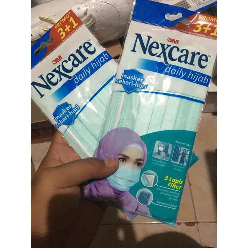 Jual MASKER NEXCARE HIJAB / HEADLOOP 3M DAILY 1 PACK ISI 4 - Kota Depok ...