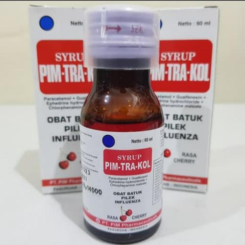 Jual Pimtrakol Sirup 60 ml Rasa Cherry/Pim-Tra-Kol Sirup/Obat Batuk ...