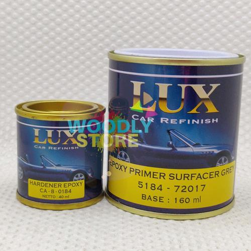 Jual PENTA LUX EPOXY SURFACER GREY CAT DASAR 2 KOMPONEN CAT EPOXY 200ml ...