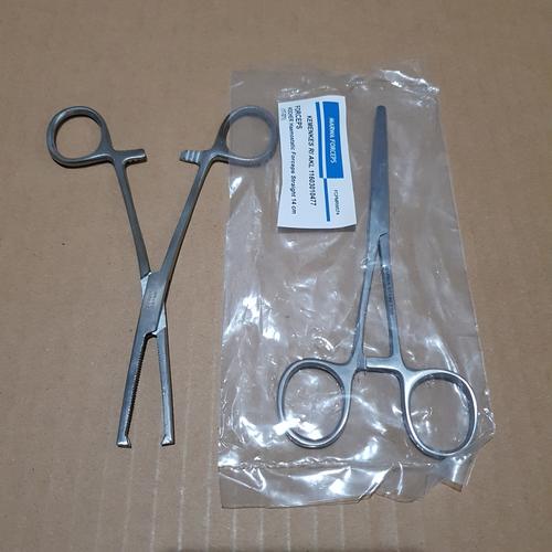 Jual Kocher Forceps 14cm Lurus & Bengkok/ Klem Kocher Lurus & Bengkok ...