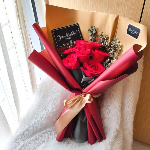 Jual Buket Bunga Mawar 7 Tangkai - Kota Tangerang - Ailsie's Paper ...