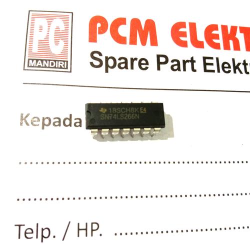 Jual IC XNOR 74266 74 266 74LS266 SN74LS266N SN 74LS266N - Kota Depok ...