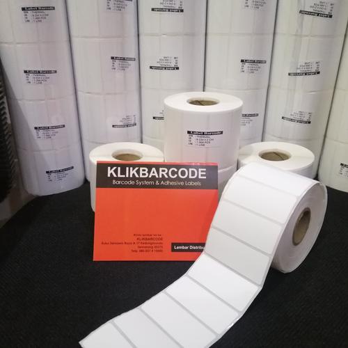 Jual Stiker Kertas Label Barcode Thermal ukuran 50x20mm - 50 x 20 mm ...