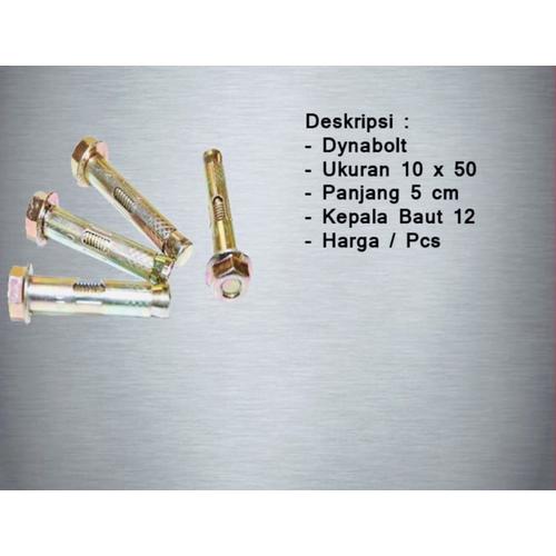 Jual Dynabolt - dinabolt - dinabol 5cm 10 x 50mm - Kab. Tangerang - TB ...