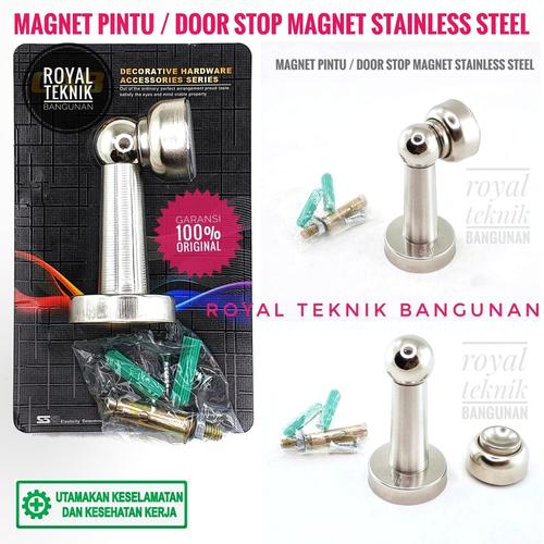 Jual CAB Door Stopper SS Stainless / Penahan Pintu / Magnet Stoper ...
