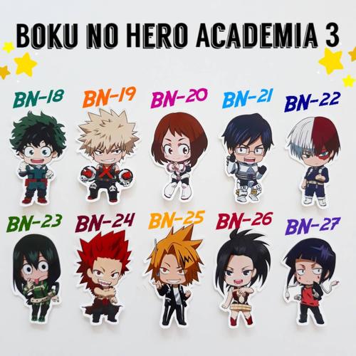 Jual Sticker Anime Boku no Hero Academia 3 / My Hero Academia - Jakarta ...