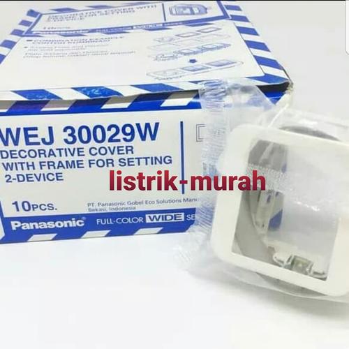 Jual Panasonic WEJ 30029 WEJ30029 Cover Inner Saklar Putih Untuk ...