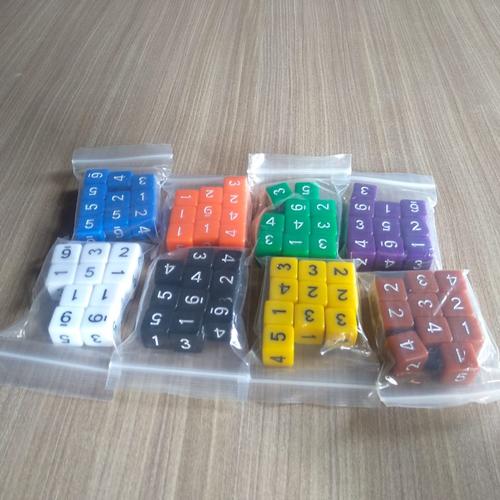 Jual Dadu Angka Warna Warni - D6 Number Dice - Biru - Kota Surabaya ...
