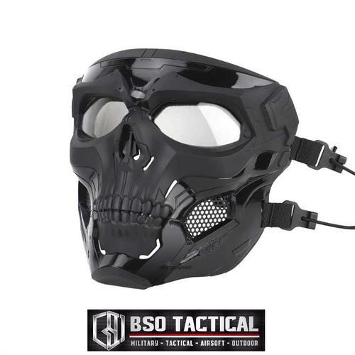 Jual Masker Full Face Tactical Mask WoSport Skull Airsoft Paintball ...