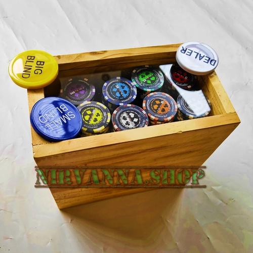 Jual Pine Wood Sliding Box Kotak Kayu Tutup Akrilik size L - Kab ...