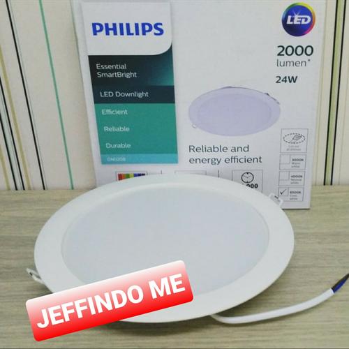 Jual PHILIPS LED Downlight DN020B G2 24W 24WATT 24 WATT LED20 8" D200 ...