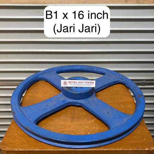 Jual PULI BESI JARI B1 x 16 inch PULLY PULLEY POLLY POLI 1 JALUR ...