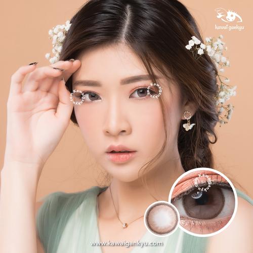 Jual Kawai Gankyu Softlens - New Puffy Dulcis Lilia Brown - -1.75 (1pc) - Kab. Tangerang - Kawai ...