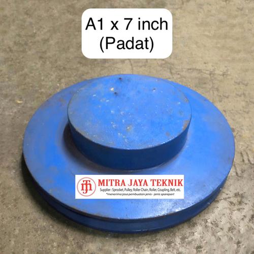Jual PULI PADAT A1 x 7 inch PULLY PULLEY POLLY POLI 1 JALUR BESI ...