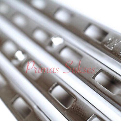 Jual Tiang Bracket Shelf 2 mtr Braket Stainless Penyangga Rak Kaca Kayu ...