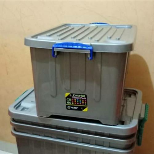 Jual container box kapasitas 60 liter. pengiriman hanya gosend / grab ...