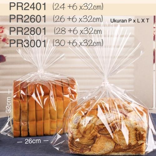 Jual Plastik Roti Polos Bening PR Kantong Roti Tawar,Roti Sisir dll ...