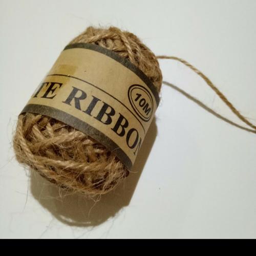 Jual Tali Goni / Tali Rami / Tali Jute / Jute Ribbon Coklat 10 Meter 2 ...