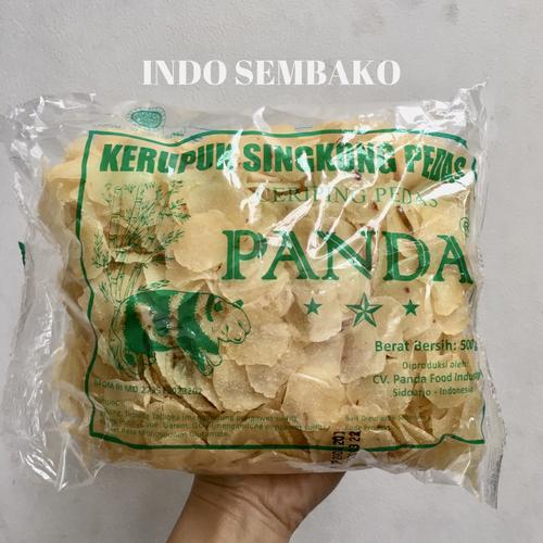 Jual kerupuk singkong ceriping panda 500g / kerupuk singkong pedas ...
