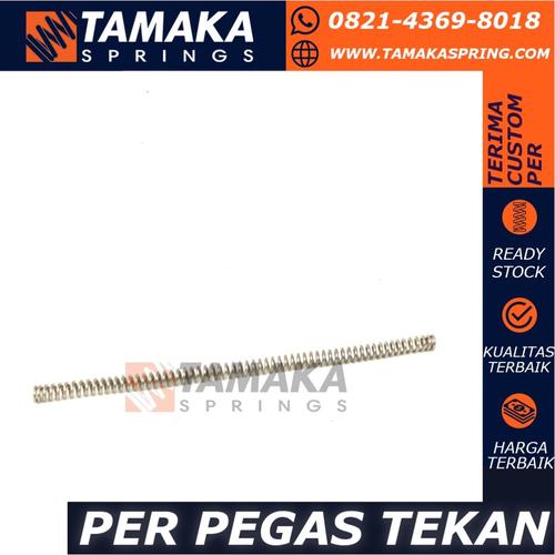 Jual Per Spring Tekan OD 5mm Kawat 1mm Panjang 120mm Stainless Steel ...