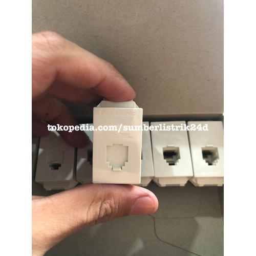 Jual Mata outlet telepon rj11 4pin panasonic out let wej 2164 telpon ...