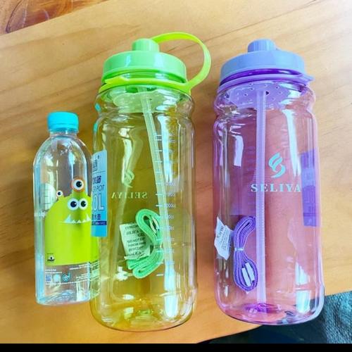Jual botol minum mika 2000ML dengan indikator - botol shaker 2000ml ...
