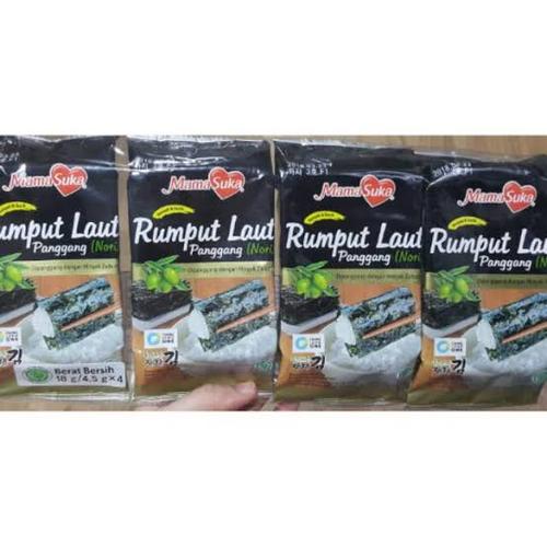 Jual Mamasuka Rumput Laut Panggang Nori 4x4.5 gr seaweed - Kota ...