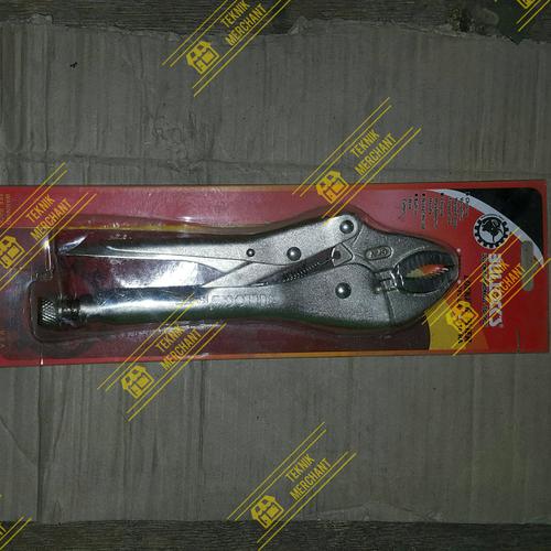 Jual tang bais jepit buaya vise grip lock plier bulat curve bullock ...