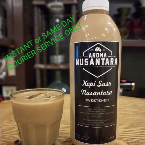 Jual Kopi Susu Nusantara - Sweetened (1 liter) - LESS SUGAR - Jakarta ...
