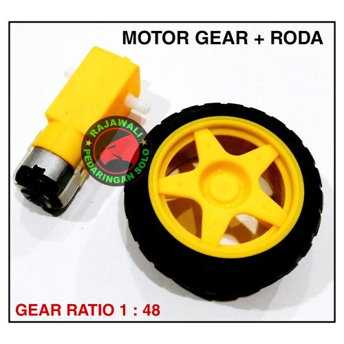 Jual MOTOR GEAR RODA ARDUINO ROBOTIC - GIR DINAMO ROBOTIK - Kota ...