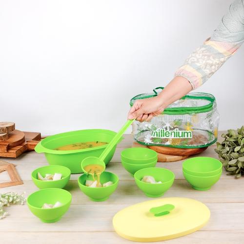 Jual MILLENIUM BOWL SET / Kotak Makanan Wadah Tempat Sayur Set mangkok ...