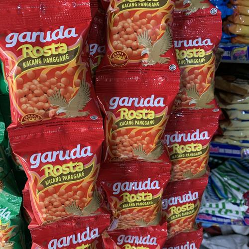 Jual Garuda Rosta Kacang Panggang 11 Gram Rasa Pedas. Renceng isi 10 ...