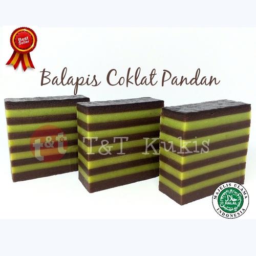 Jual Balapis Coklat Pandan - Kue Manado - Standard, 20x20cm - Kota ...