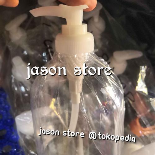 Jual botol pump 500 ml/botol hand soap 500 ml putih/botol 500 ml ...