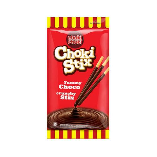 Jual Choki Choki Choki Stix Biskuit Stik Salut Cokelat Sachet 27 gram ...