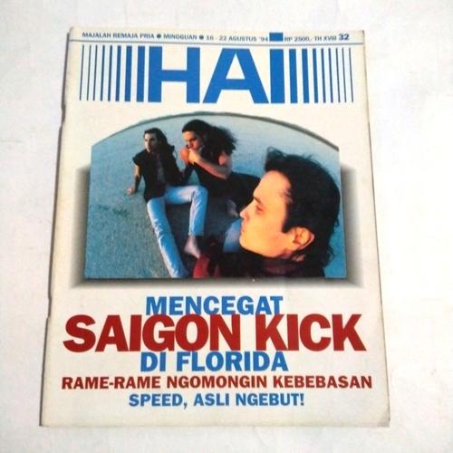 Jual Majalah HAI No.32 Agu 1994 Cover SAIGON KICK - Kota Tangerang ...