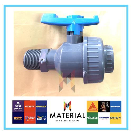 Jual stop kran 1 inch pvc - Kota Bekasi - MATERIAL ON | Tokopedia