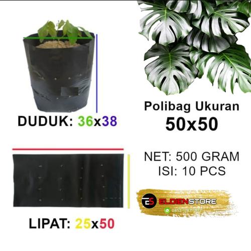 Jual polibag - polybag - poly bag - poli bag - polibek 50x50 - Kab ...