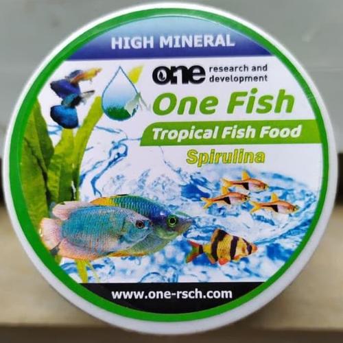 Jual ONE FISH FOOD SPIRULINA MAKANAN IKAN AQUARIUM AQUASCAPE - Jakarta ...