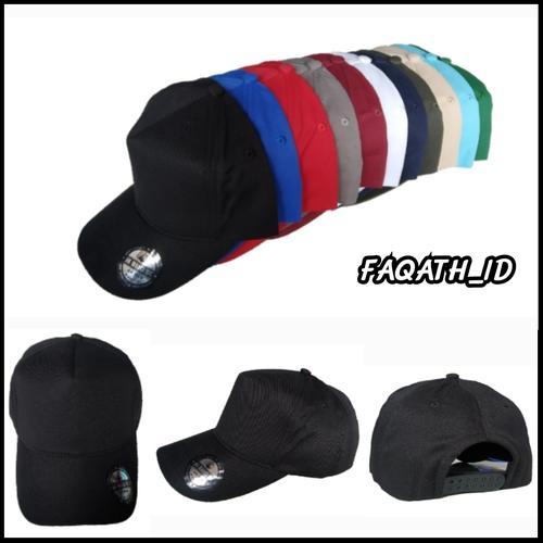Jual topi polos & topi polos murah & topi snapback lengkung & topi ...