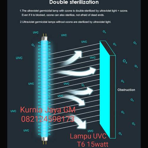 Jual Lampu UVC Sterilizer 15 watt Germicidal T6 / Lampu UVC PEMBUNUH ...