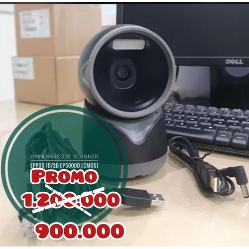 Jual EPPOS Omnidirectional Barcode Scanner 2D QR Code - EP5000D Auto ...